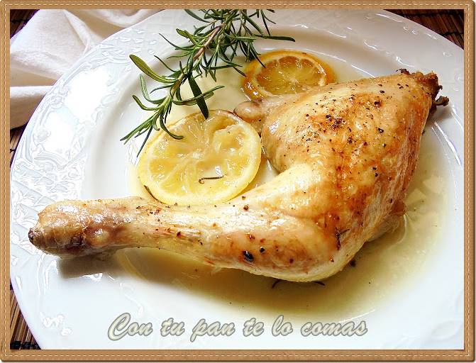 POLLO AL ROMERO Y AL LIMÓN