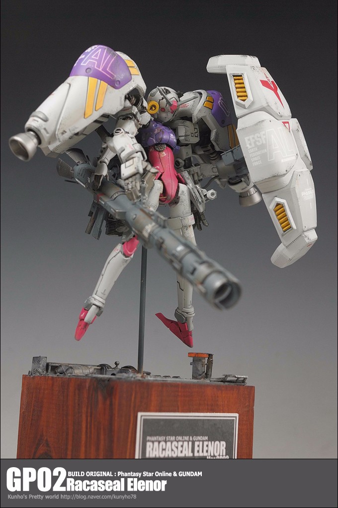GUNDAM GUY: Gundam GP02 Physalis [Racaseal Elenor] - Custom Build