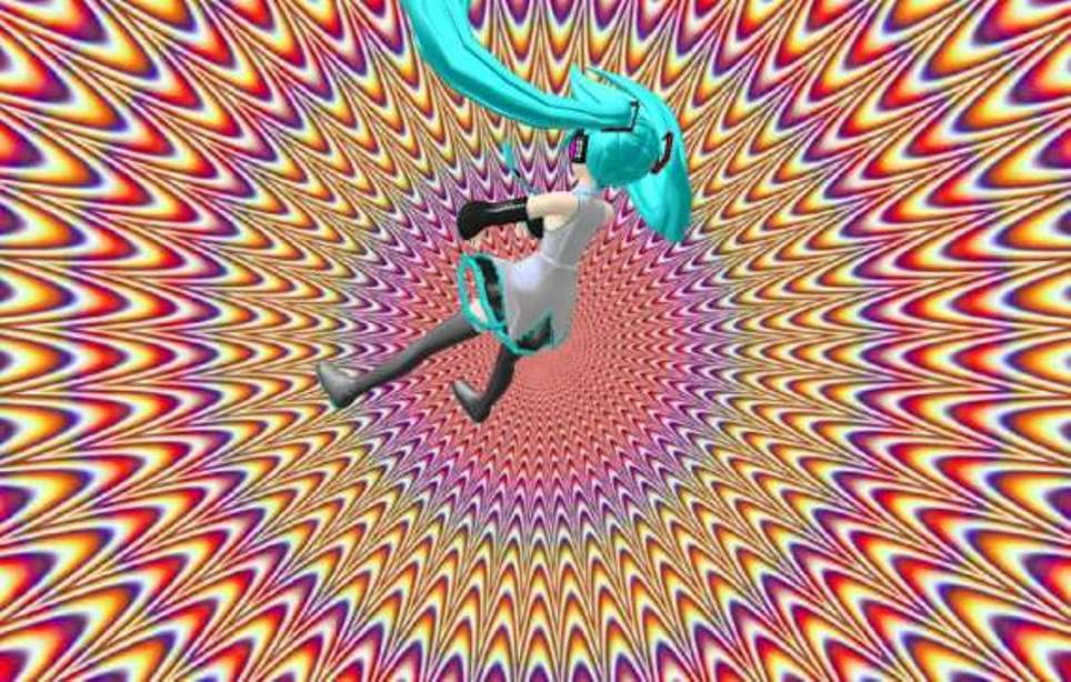 mmd falling miku moving like background | Moving Wallpapers