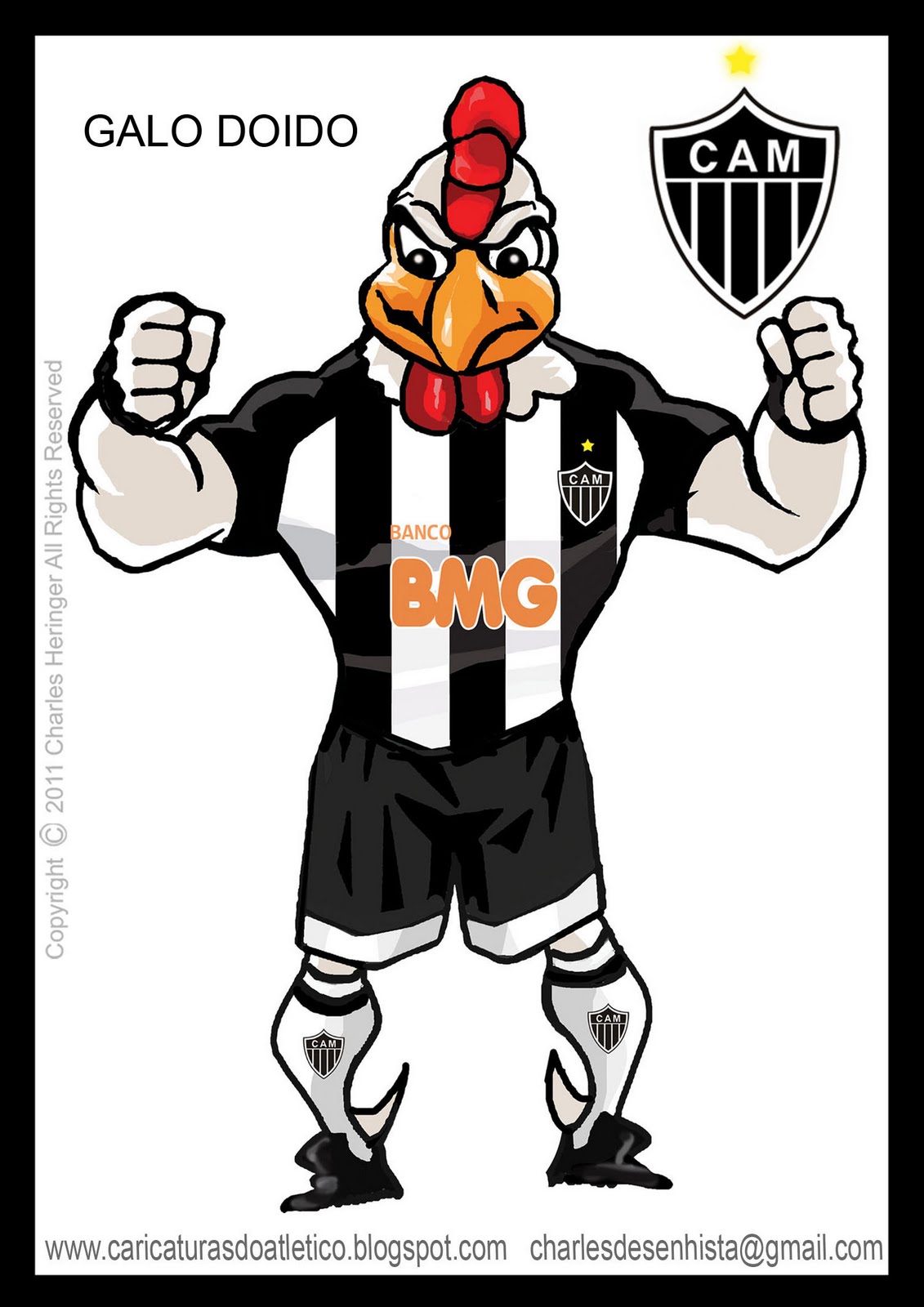 Caricaturas do Atlético: Galo Doido
