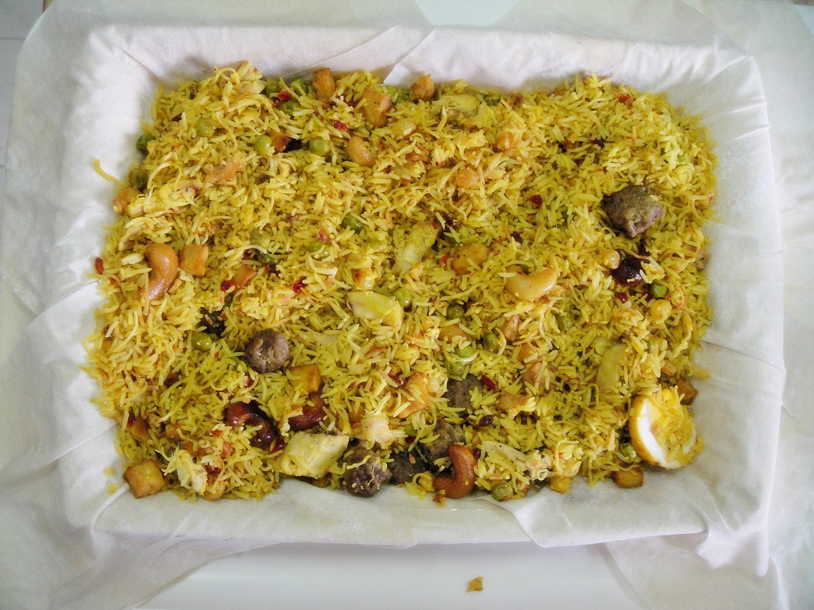 Maryam's Culinary Wonders: 377. Parda Plau: Biryani in Fillo
