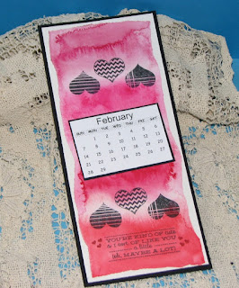 Ink Stains: 2016 Watercolor Calendar - February