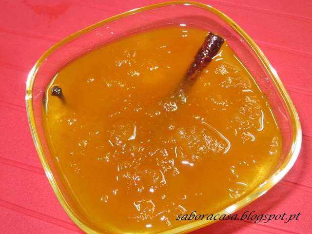 sabor a casa: Compota de cougettes e laranja