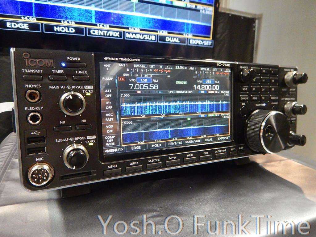 Yosh.O FunkTime: [Updated]Photos of IC-7610 in ICOM Amateur Radio ...