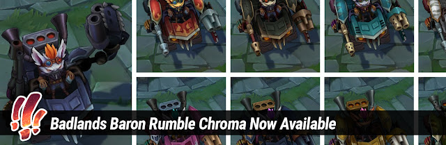 Surrender at 20: Badlands Baron Rumble Chroma now available!
