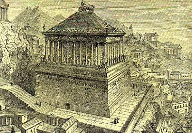 The seven wonders of the world: La tumba del Rey Mausolo en Halicarnaso