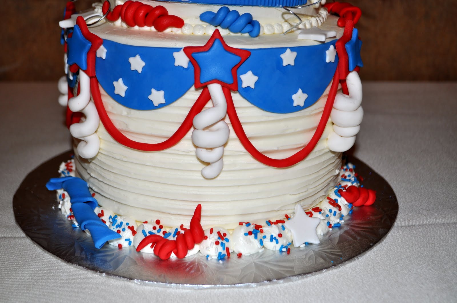 Leah's Sweet Treats: Patriotic Birthday Cake