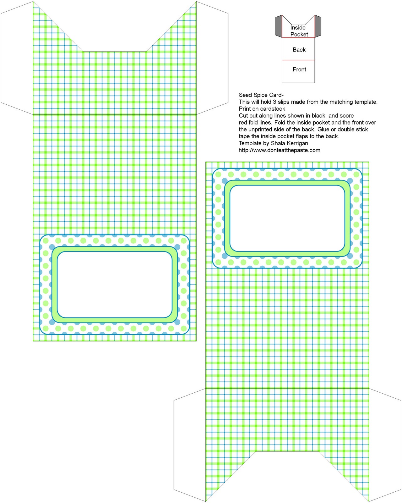 Don't Eat the Paste: Seasoning or Seed Packets
