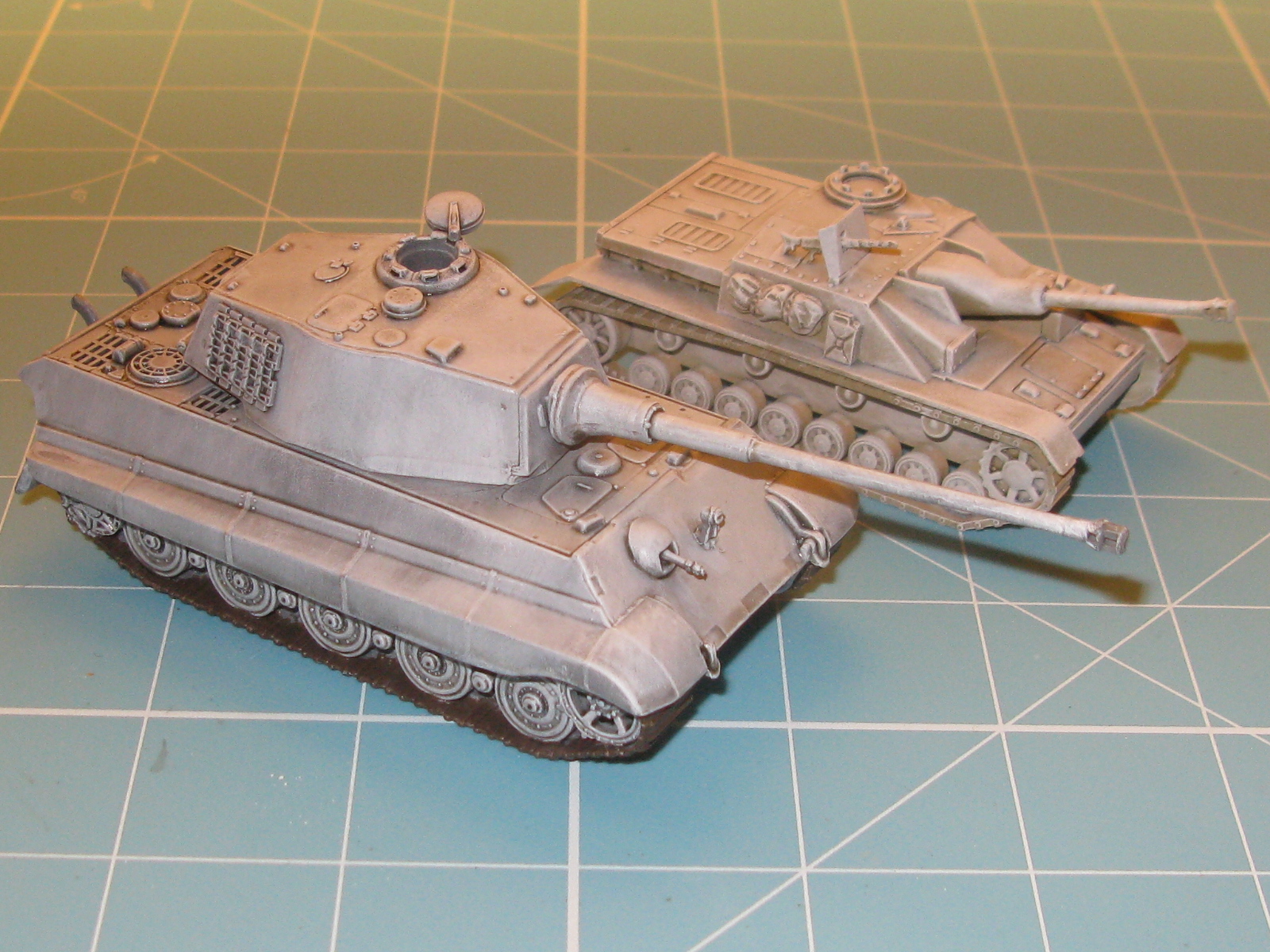 Jim's Wargames Workbench: What a Tanker! Tiger II and Stug IV