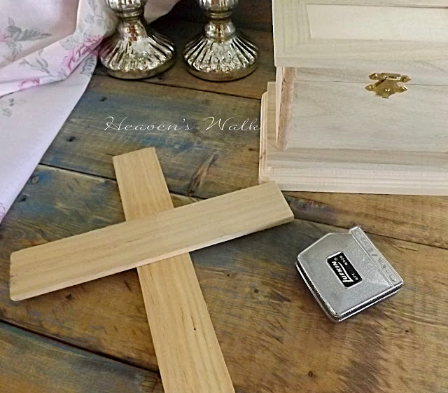 Heaven's Walk: Religious Cross Altar Box