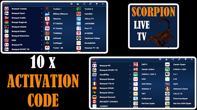 PREMIUM IPTV + MORE THAN 1300 Channels + 10 ACTIVATION CODE - IPTV DROID