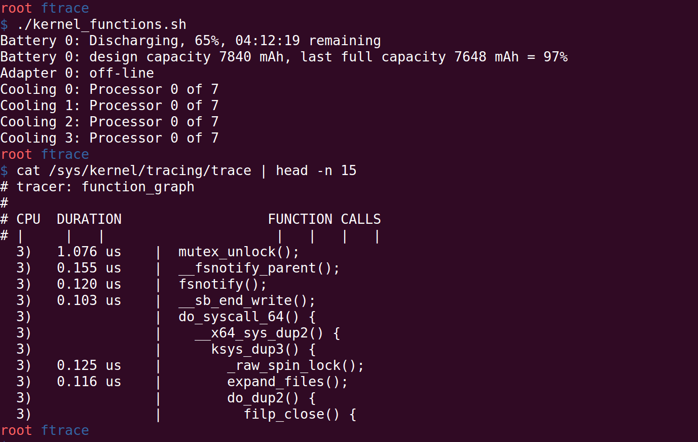 Debugging Linux Kernel Using Ftrace Part7 Script To Find Out What All Kernel Functions Are