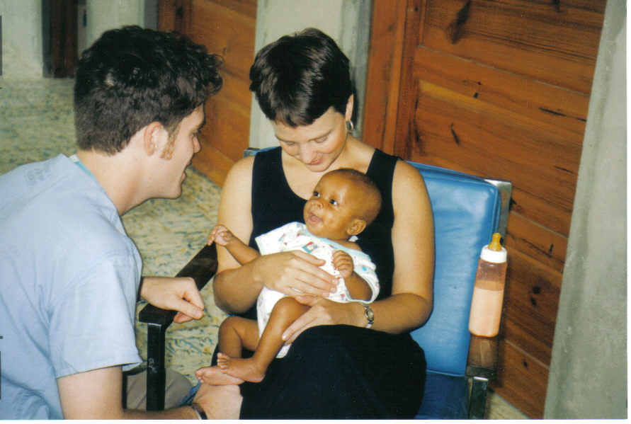 The Almond Family in Haiti: La Fyev