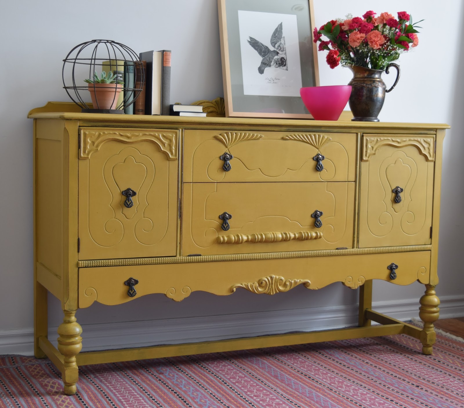 Poppyseed Creative Living: Mustard Yellow Sideboard