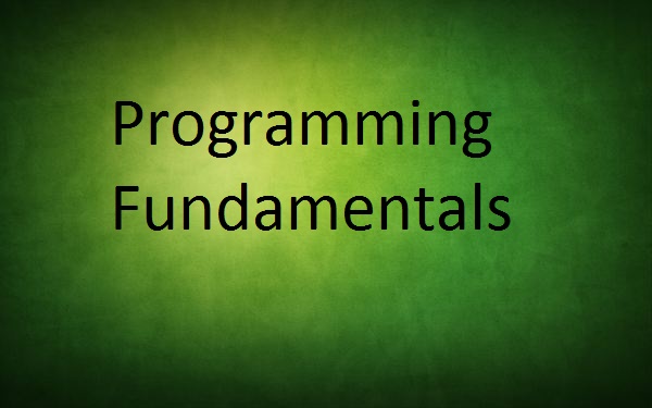 Programming fundamentals For BS Program Programming fundamentals For BS Program