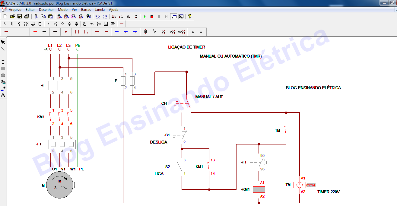 Como ligar um timer com comandos elétricos - Ensinando Elétrica | Dicas ...