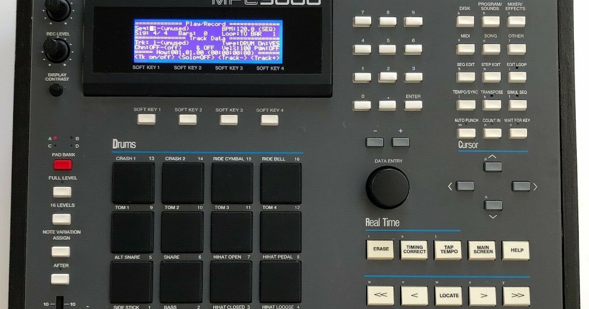 MATRIXSYNTH: Akai MPC 3000 "SP Custom" by GhostInMPC