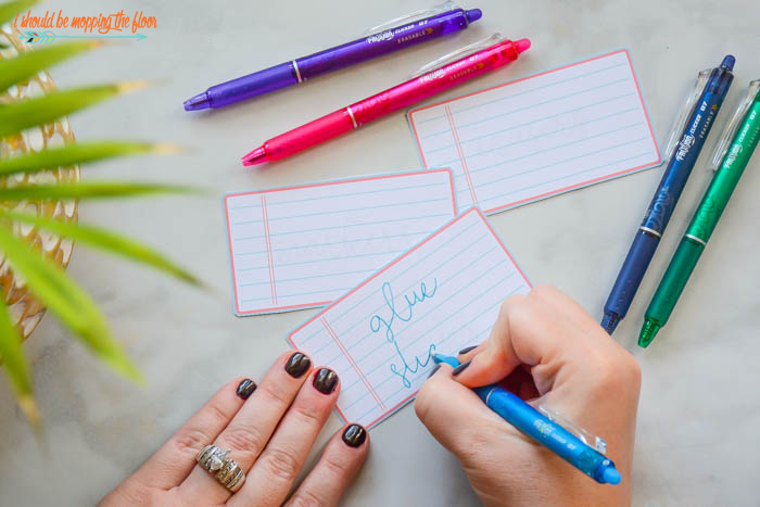 Free Printable School Supply Labels | i should be mopping the floor