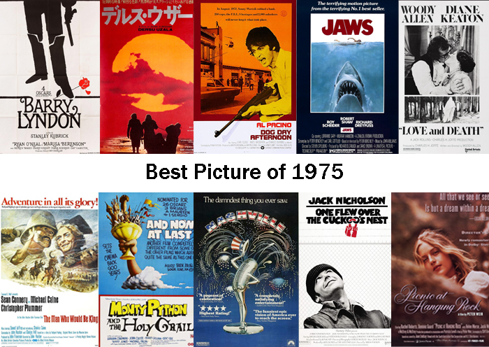 A Mythical Monkey writes about the movies: 1975 Alternate Oscars