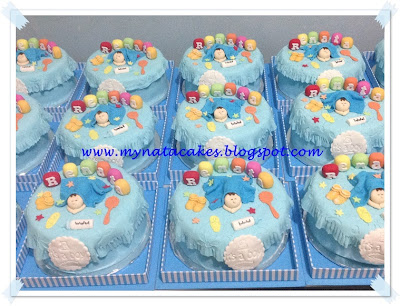 Mynata Cakes: Baby one month cake / manye cake for Renata