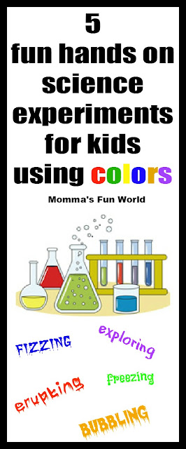 Momma's Fun World: 5+ color science experiments for kids