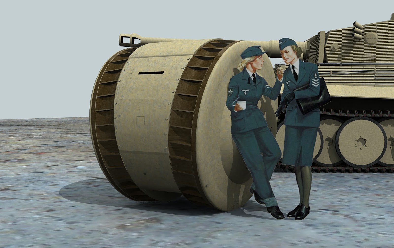 SketchUP Power 草圖力量: kugelpanzer 球形戰車