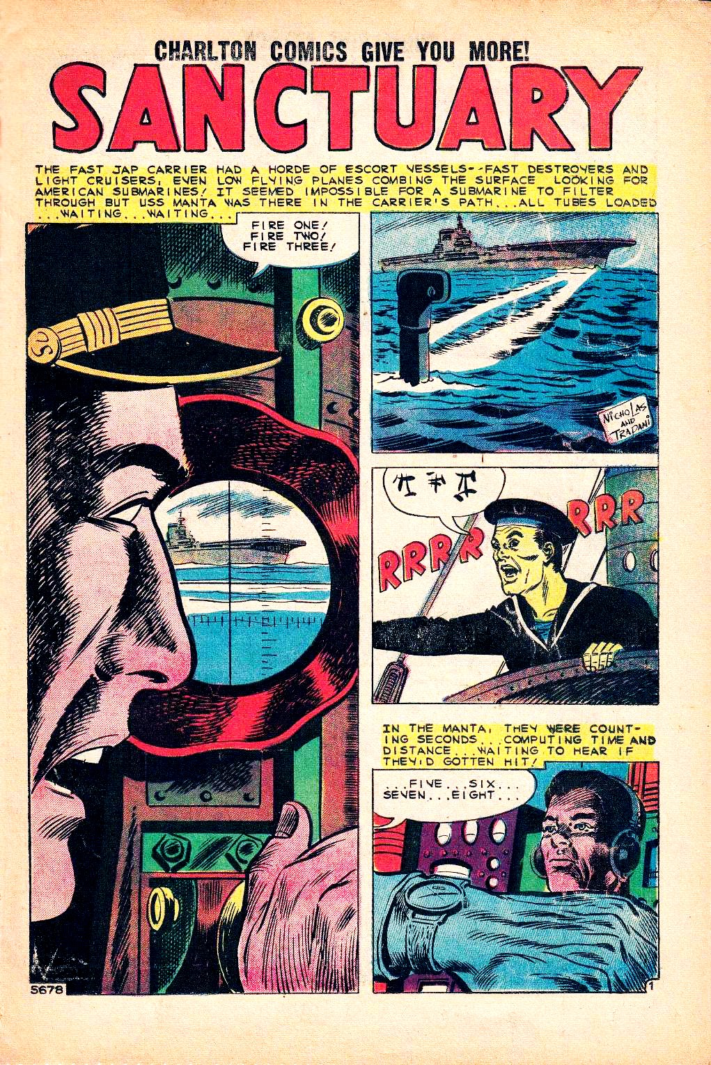Submarine Comics and Novels: Submarine Attack #19