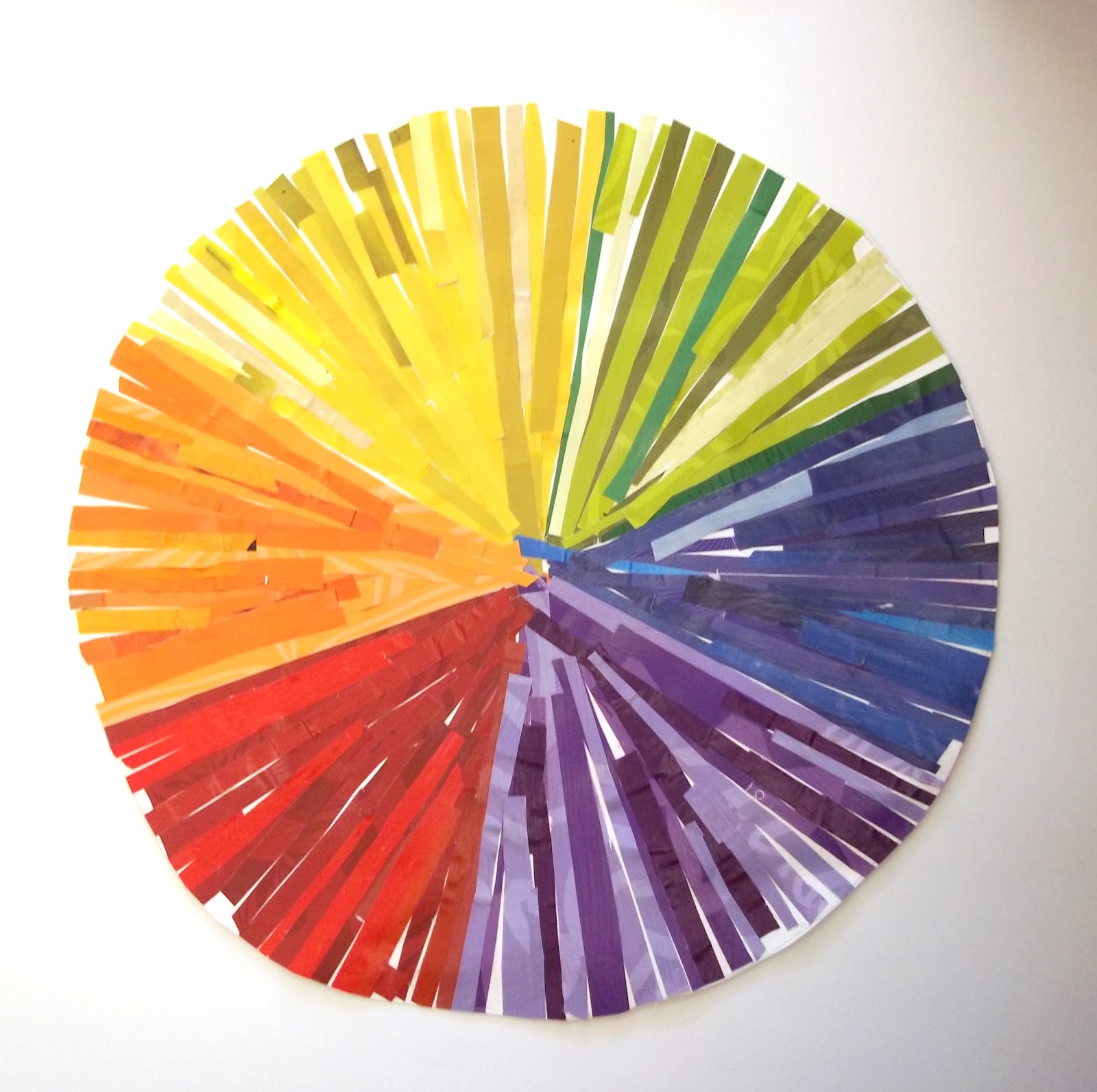Monument Valley Regional Middle School Art Class: Color Wheel Collage ...