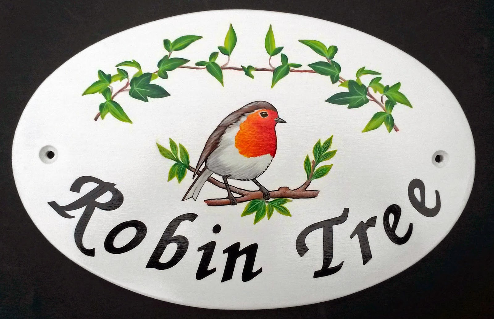 Hand Painted House Signs by Ceramic Art: House Signs and House Plaques ...