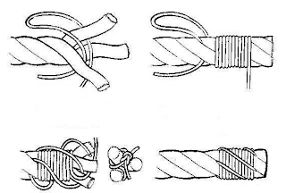 Whipping the end of a rope