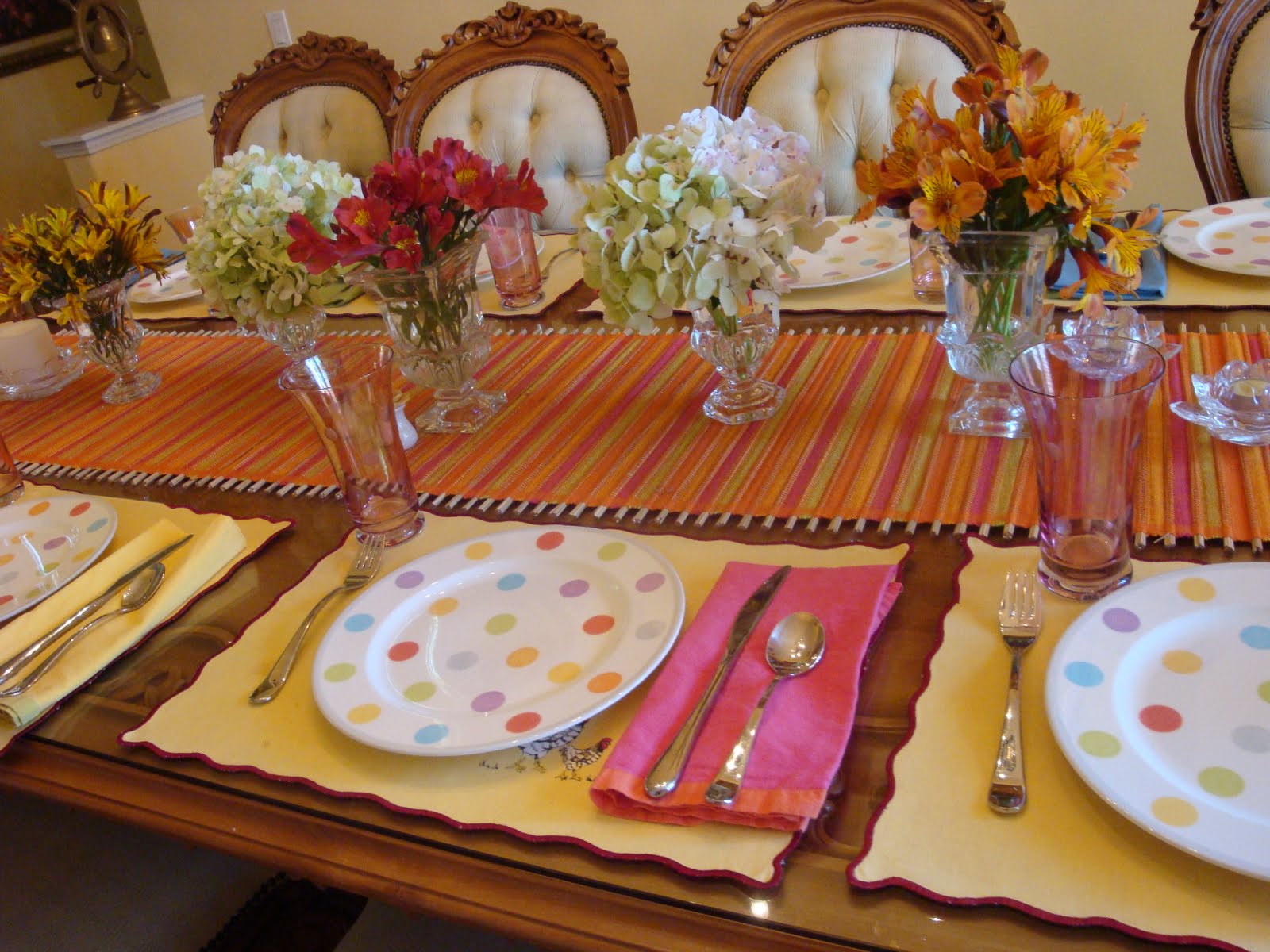 Entertaining From an Ethnic Indian Kitchen: Cooking Class Table