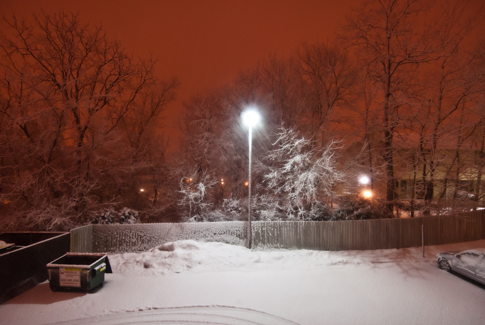 Snow Night Photography