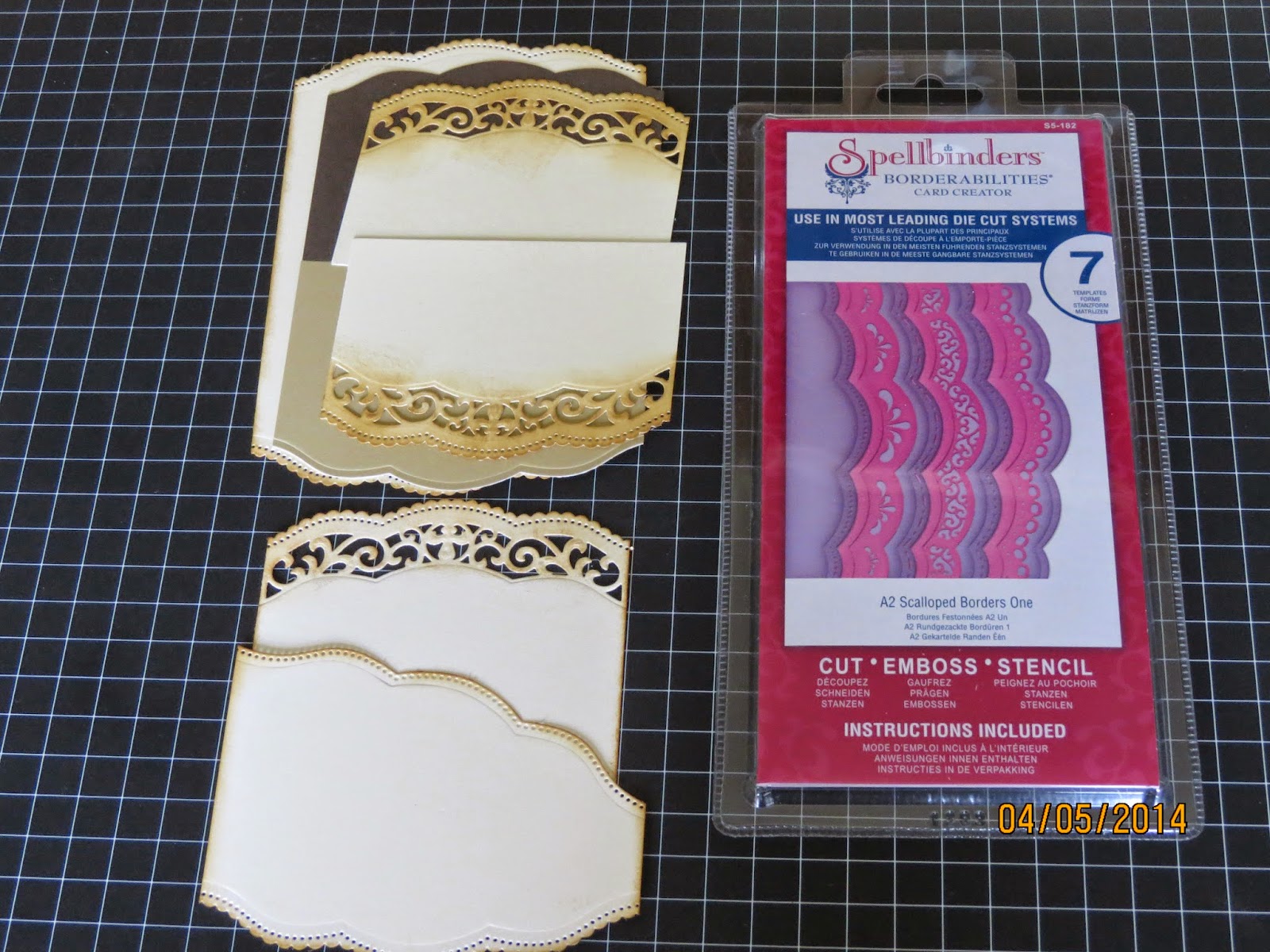Ligaya's Creativity Zone: Spellbinders Card - (Borderabilities ...