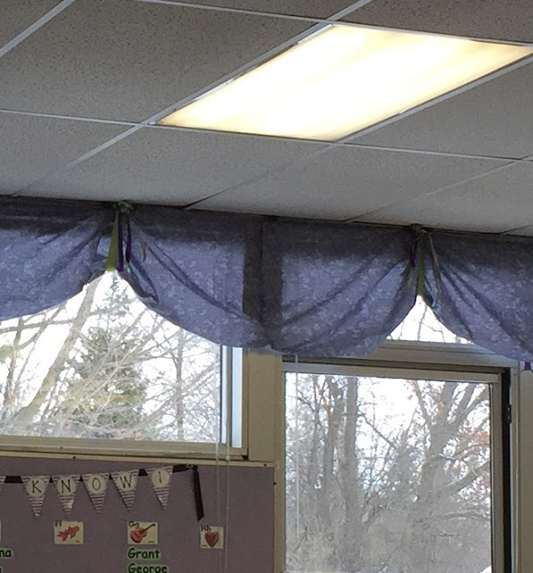 Kidpeople Classroom: No Sew, Drop Ceiling, Classroom Valance