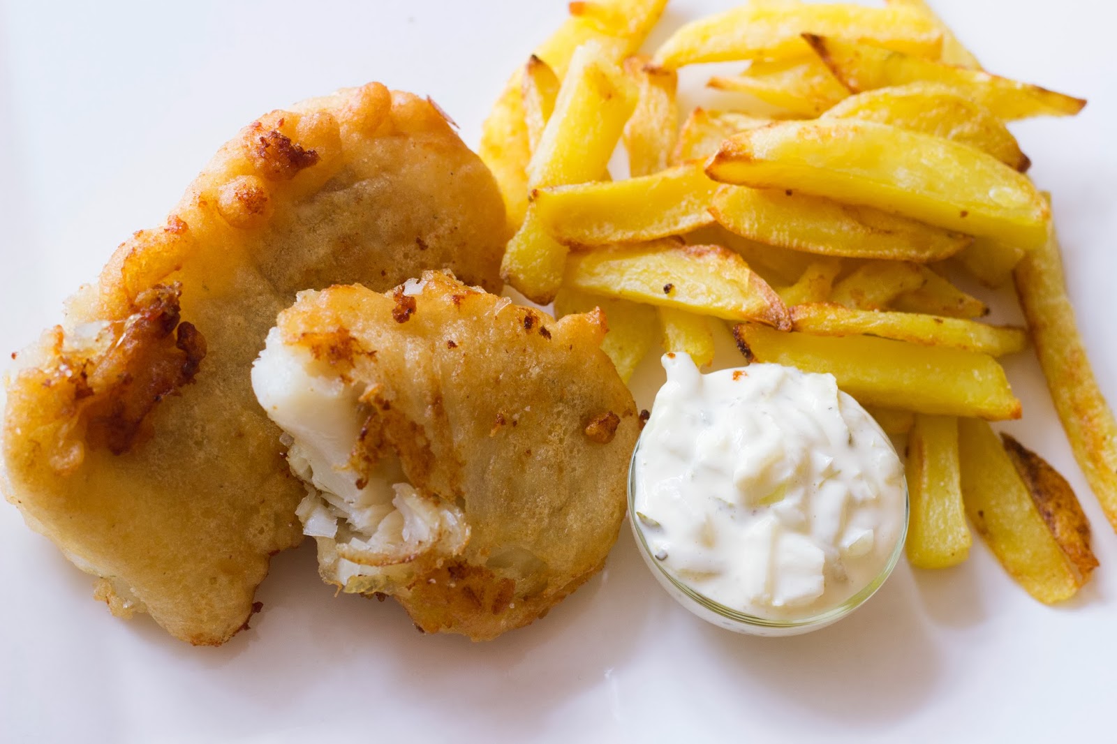 Fish&Chips s hranolkami a domácí tatarkou