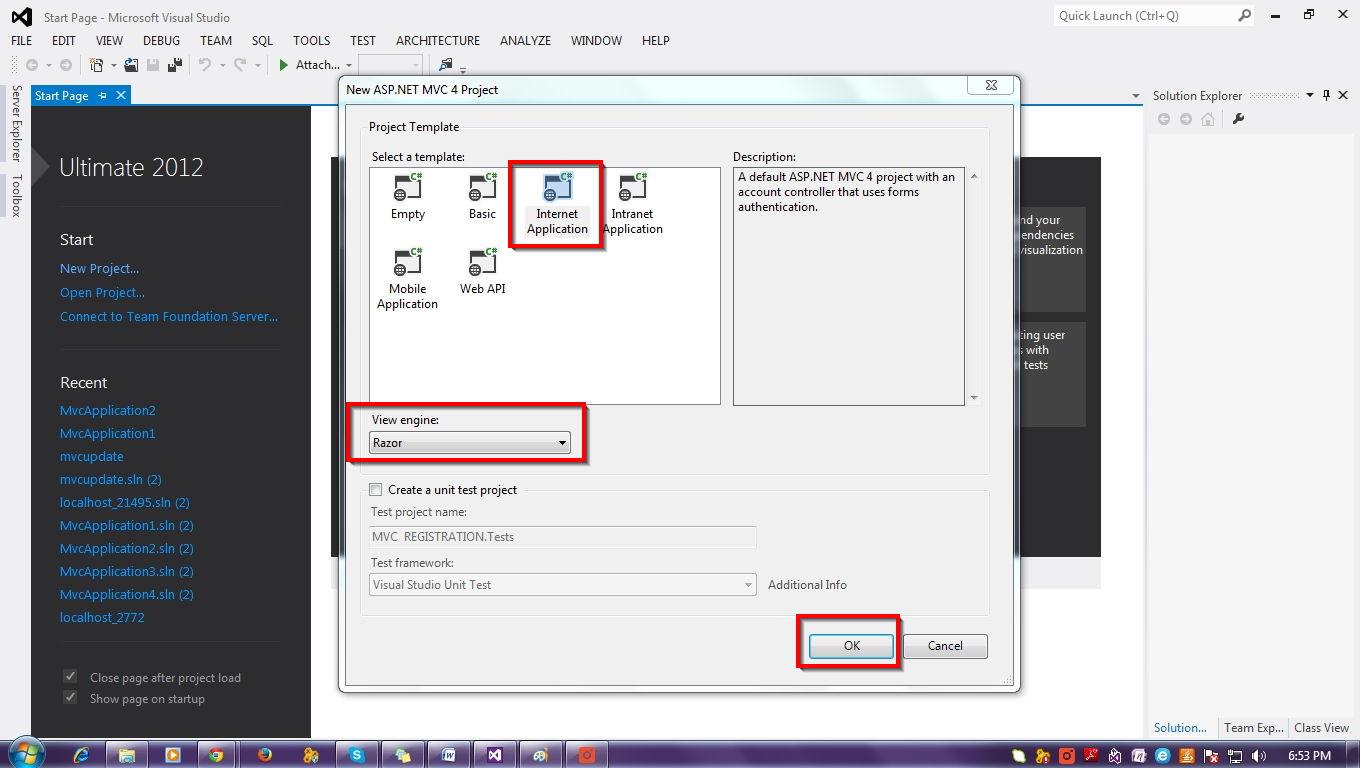How to Insert Data in MVC Razor View Engine in Asp.Net ~ ScreenShotsDrizzles