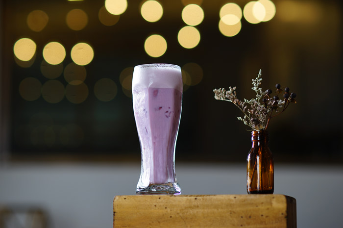 Membuat Iced Taro Latte Yang Lagi Hits - Masakiyya