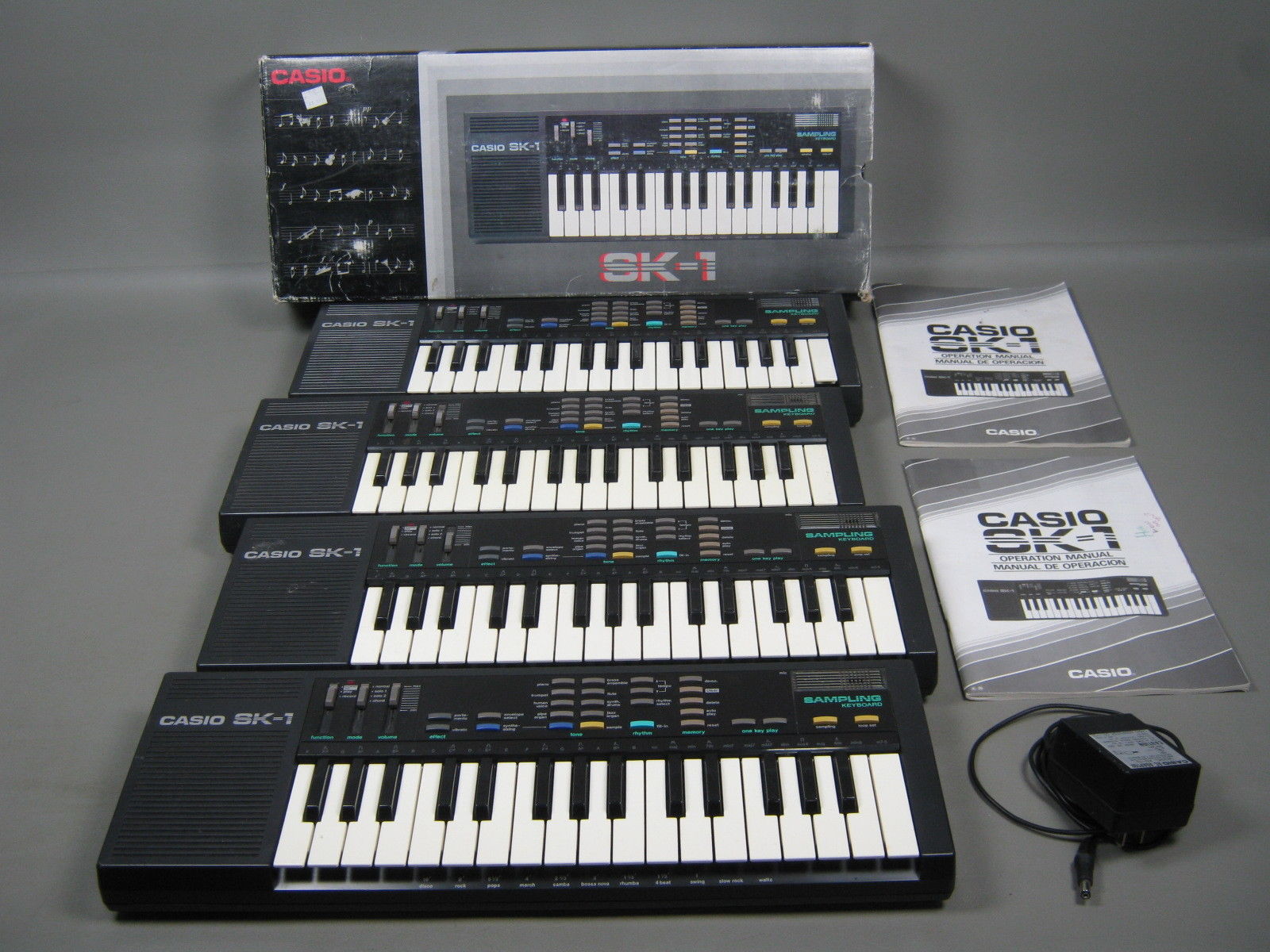 MATRIXSYNTH: 4 Casio SK-1 Electronic Sampling Synthesizer Keyboards