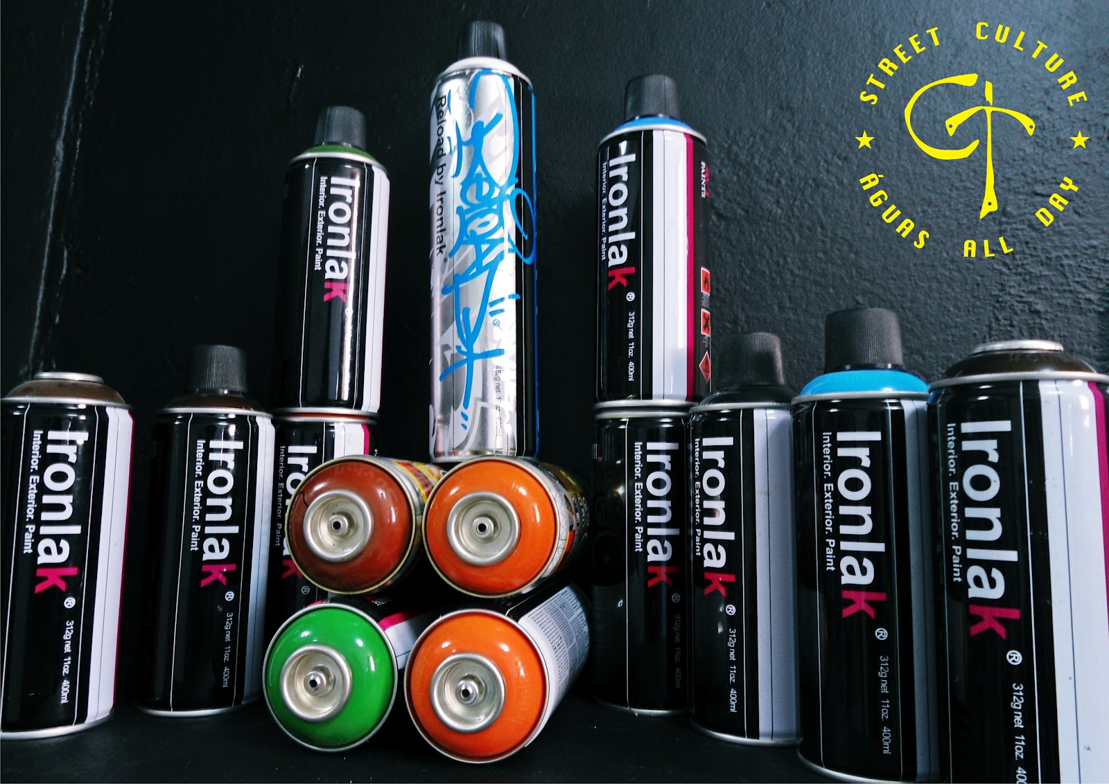 Ct Street Culture: Latas de esprei "IRONLAK"