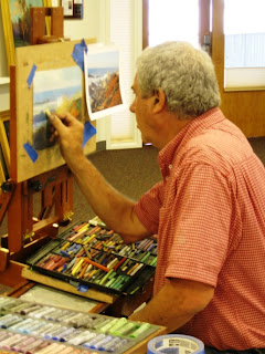BRIGHTFLYER ART JOURNAL: Pastel Workshop at Knowlton Gallery - Lodi Part I