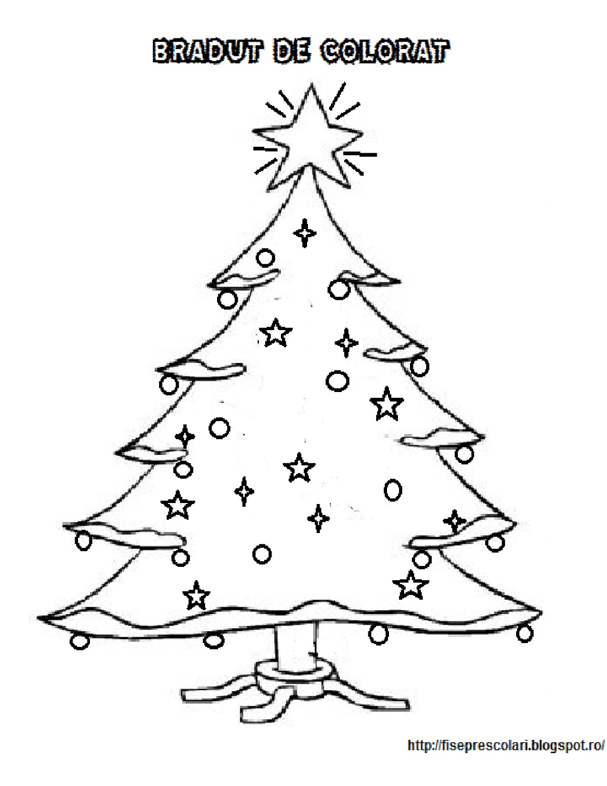 Planse cu BRAZI de Craciun de colorat - 76 :: Fise de lucru - gradinita ...