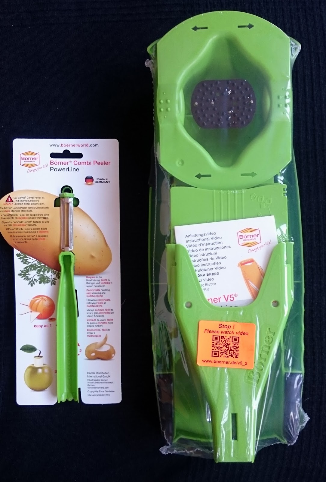 V5 Obst- und Gemüsehobel und Welle-Waffel Reibe