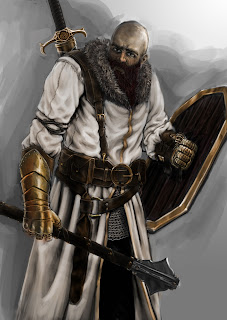 Warriors in art: Lone Warrior by Dimitris Stamatis