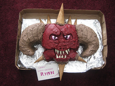 snoozypanda's bamboo garden: Diablo cake!