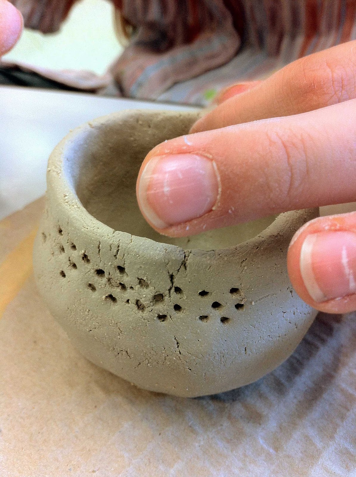 Percorso Argilla : SECONDA FASE CORSO CERAMICA SCUOLE CALLIANO