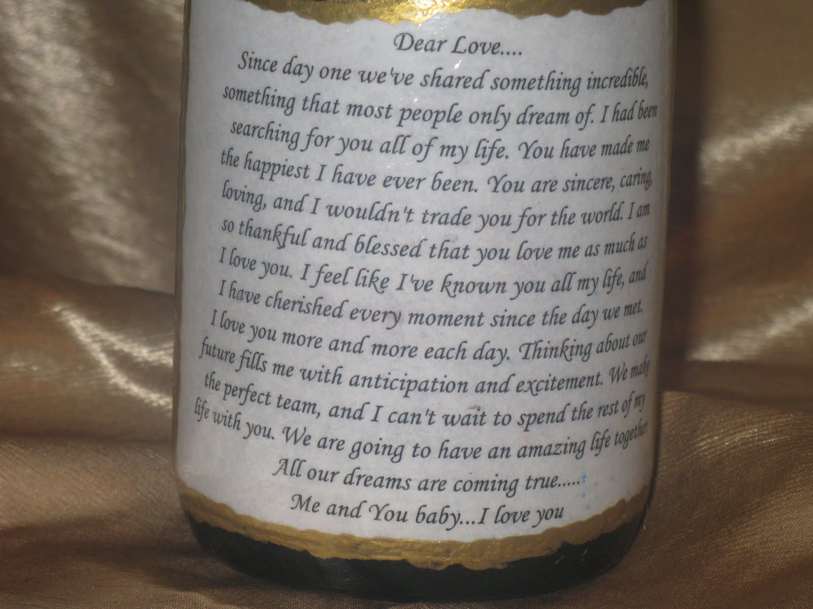 Messages on Bottles: Love Letters