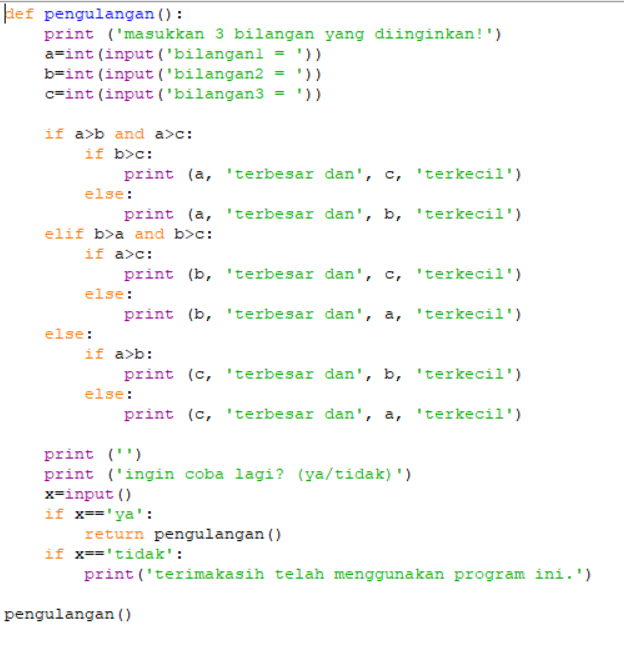 Mencari nilai terbesar dan terkecil - Juuzza dev.