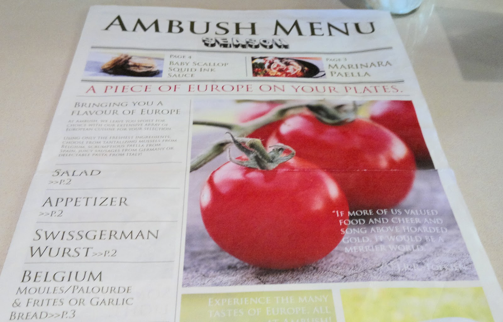 Mille Feuille: Ambush Restaurant