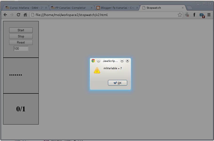 fp Kanarias: Javascript: depuración de código con Chrome