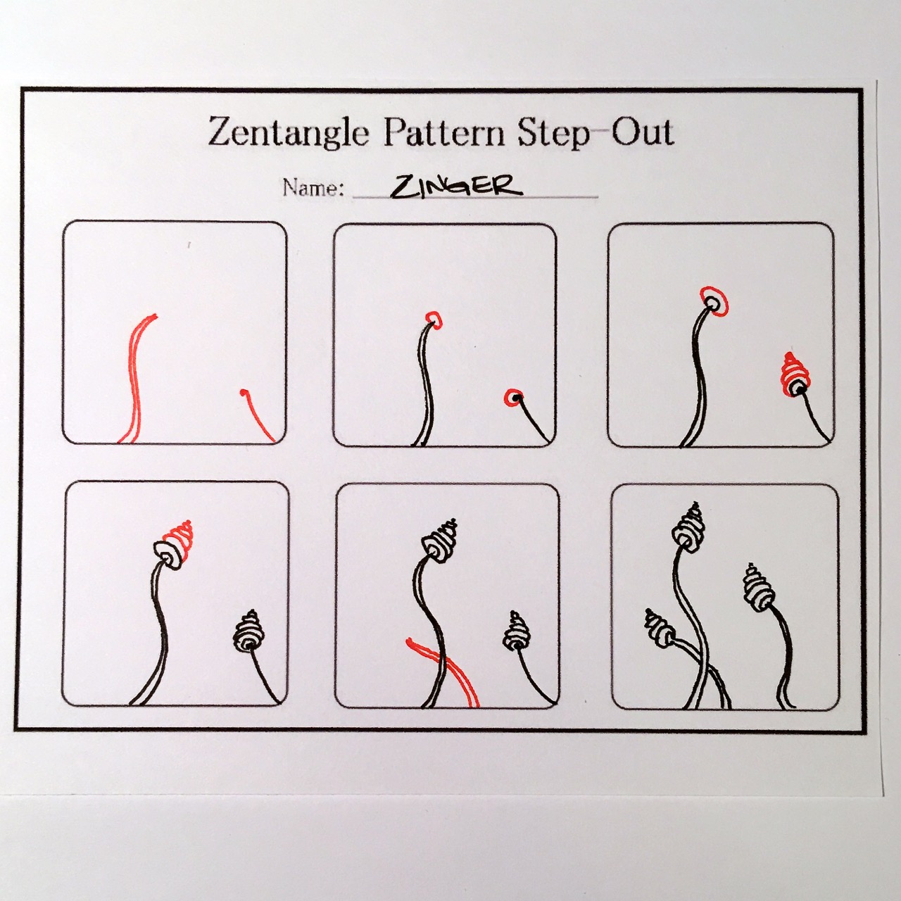 Zentangle Valentine's Heart Series Designs 2016 | Always Choose the ...